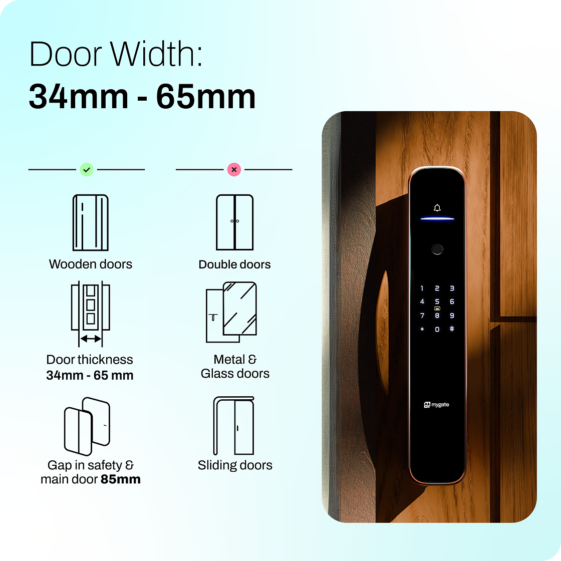 Mygate Smart Door Locks | Digital Locks for Main Door