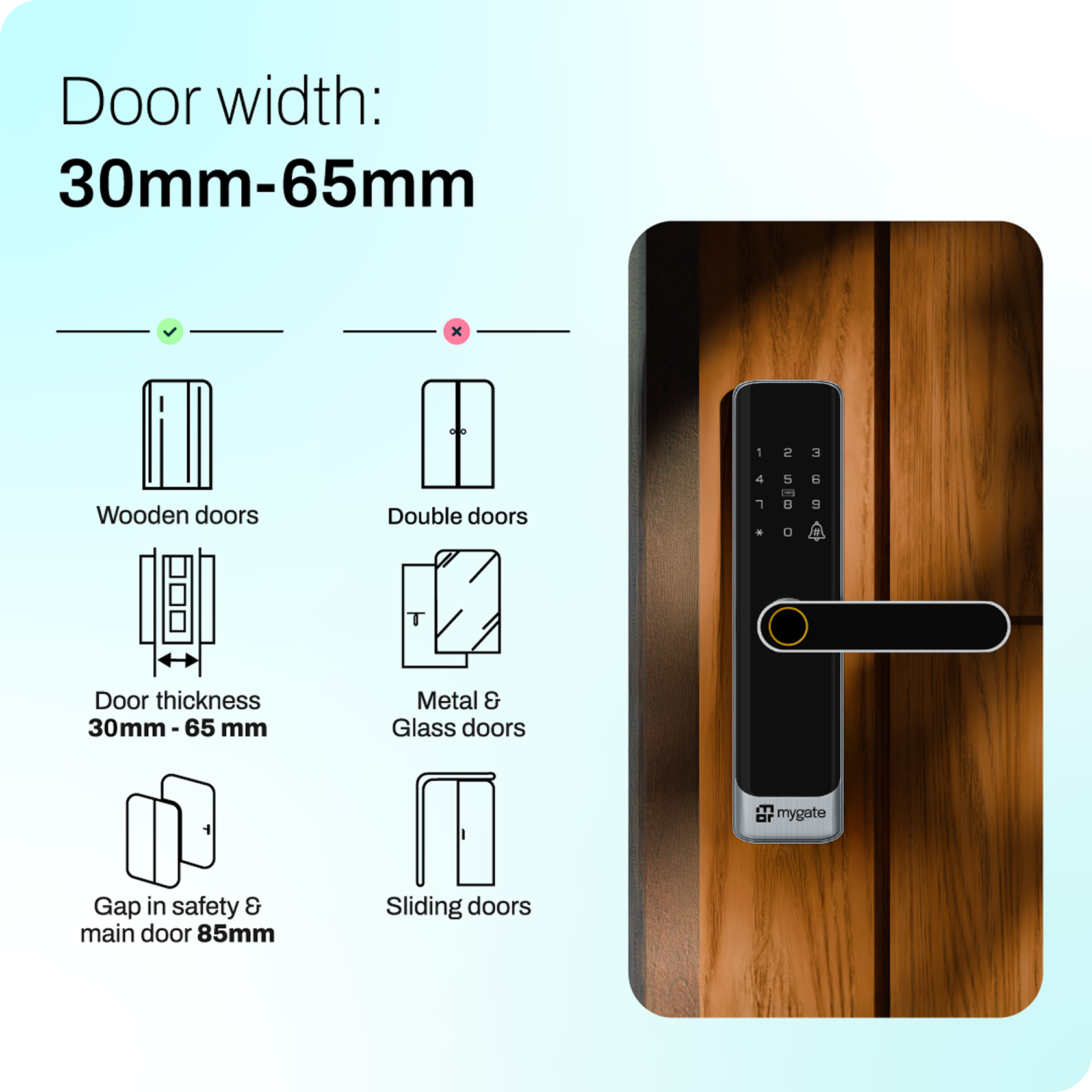 Mygate Smart Door Locks | Digital Locks for Main Door